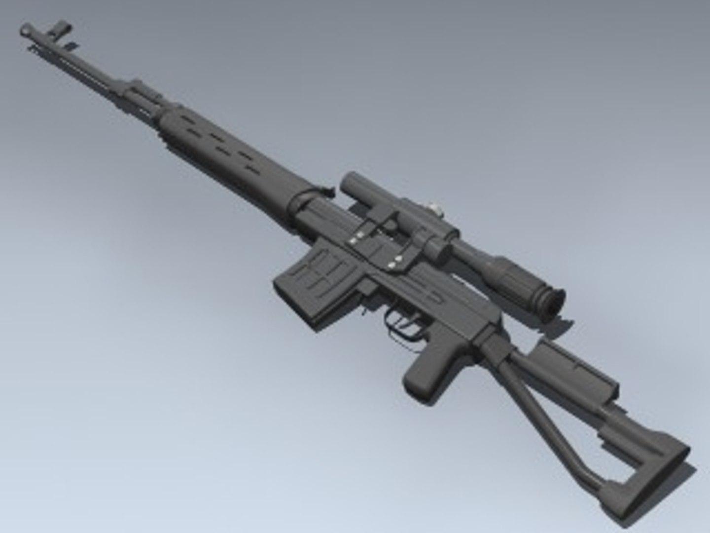 3ds Max Svds Dragunov
