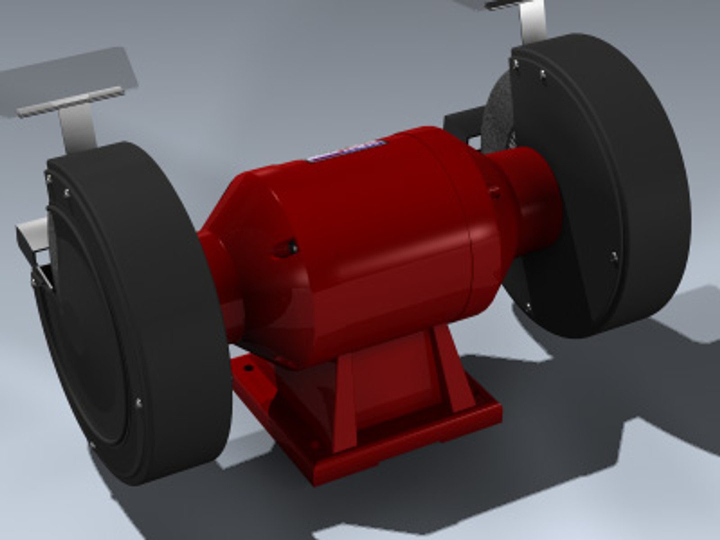 3d Bench Grinder Model
