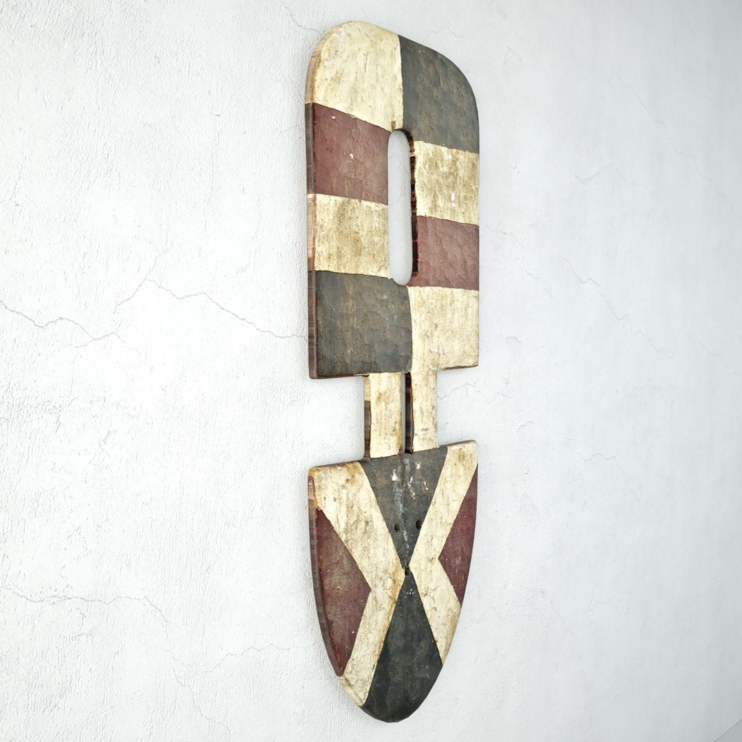 3D Bedu Plank Mask Model - TurboSquid 2124246