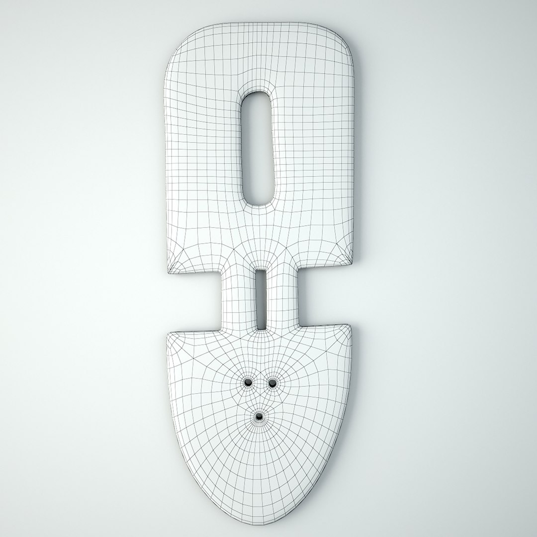3D Bedu Plank Mask Model - TurboSquid 2124246