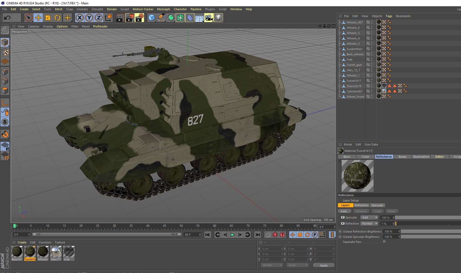 3D Laser Tank 1K17 Szhatie - TurboSquid 2160651