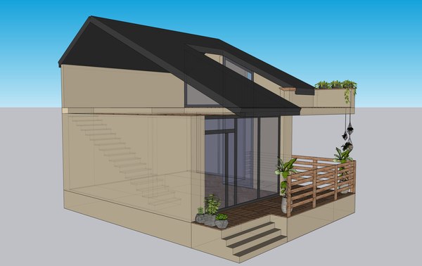 modelo 3d Casa de dos pisos - TurboSquid 1772807