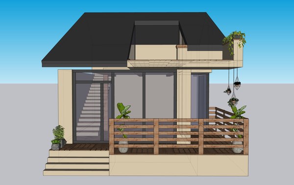 modelo 3d Casa de dos pisos - TurboSquid 1772807