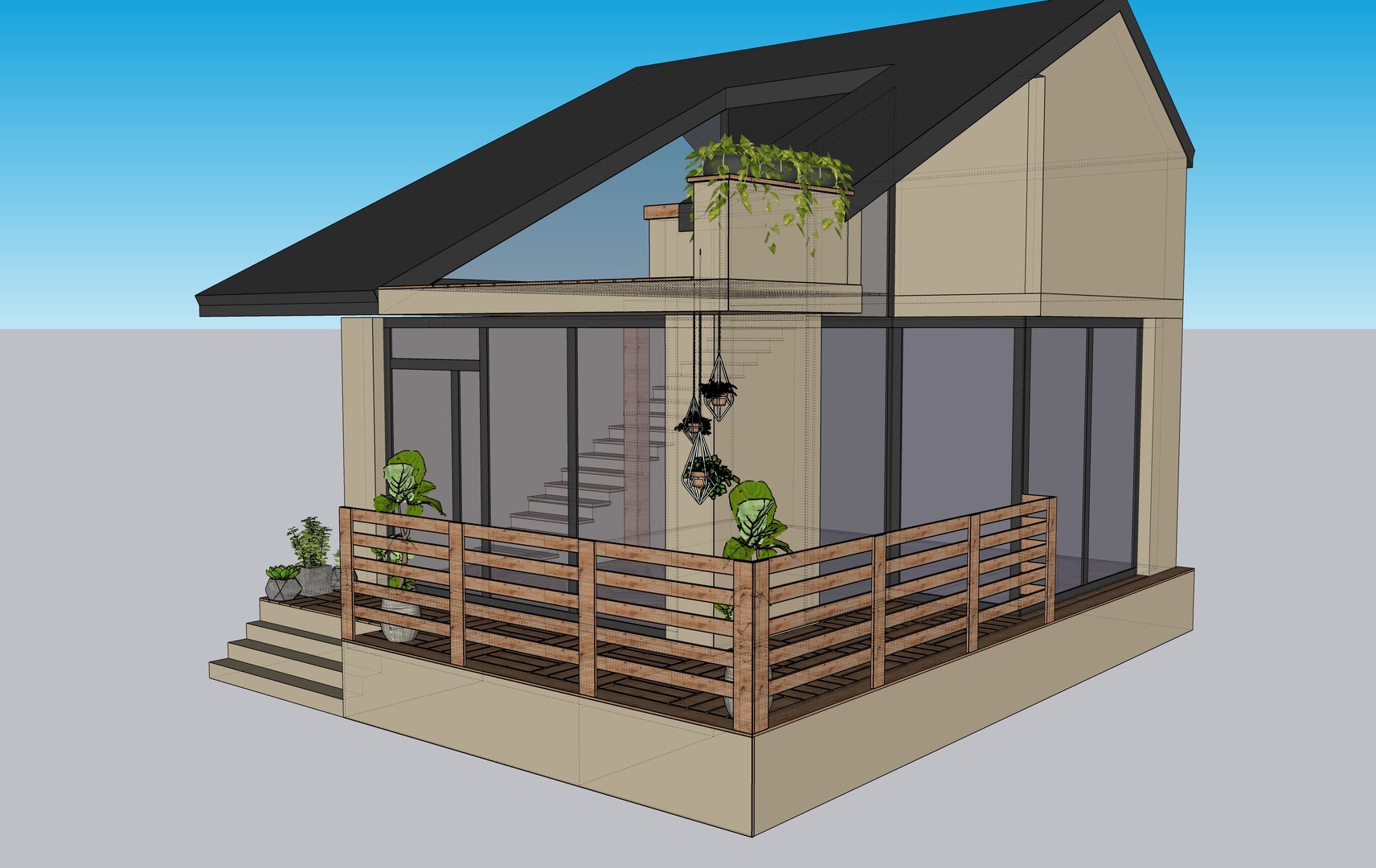 Two-storey House 3D Model - TurboSquid 1772807