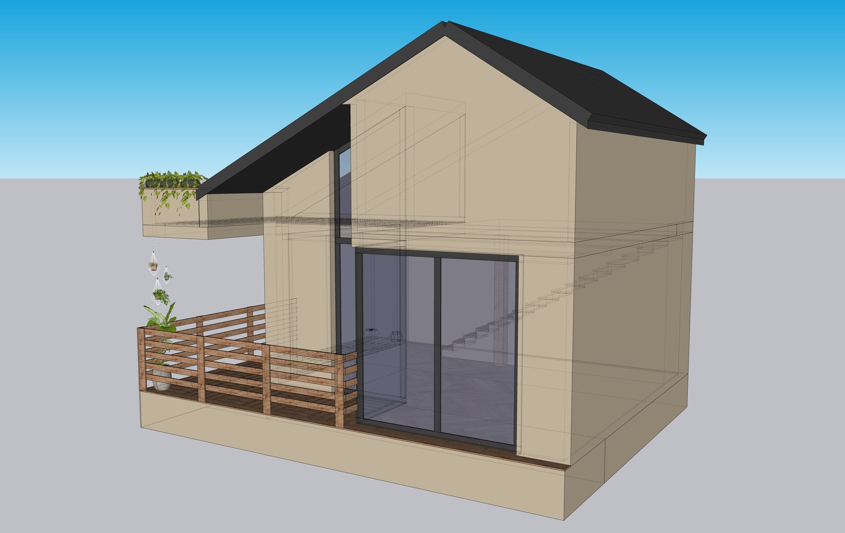 Two-storey House 3D Model - TurboSquid 1772807