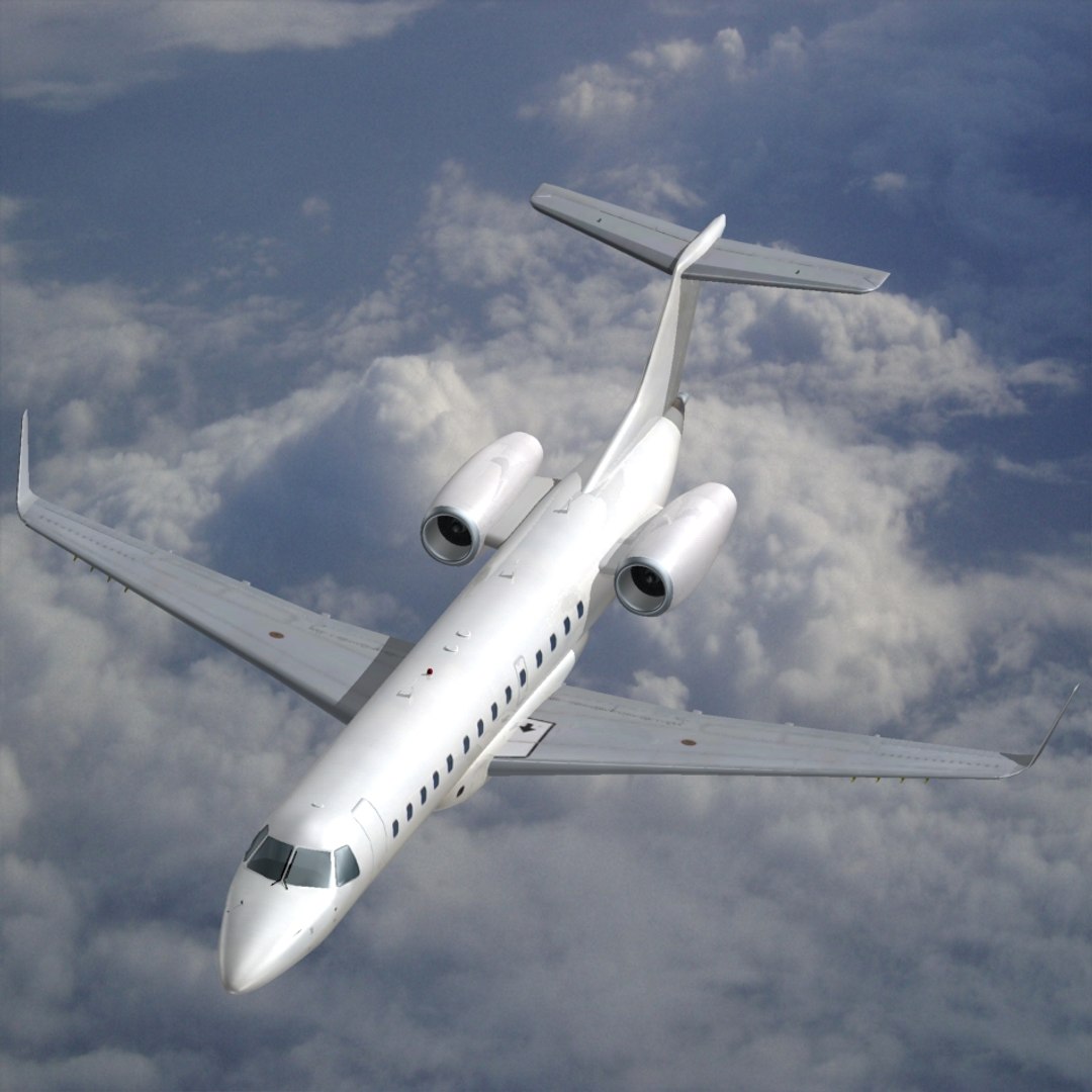 Embraer Erj-135 Regional Jet 3d Model