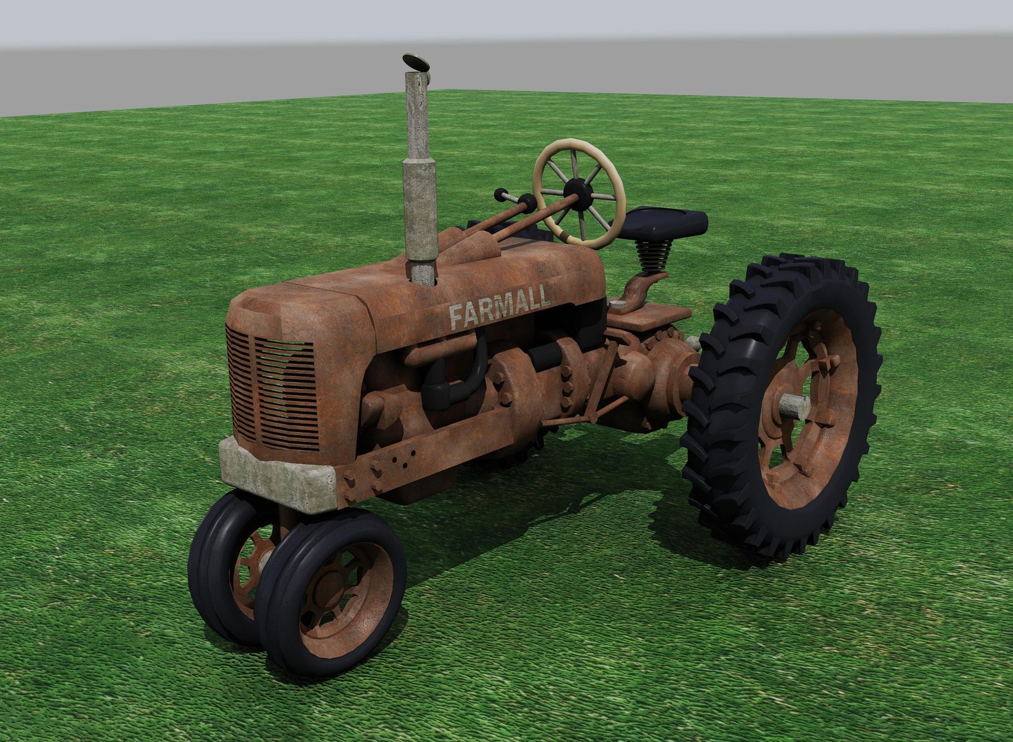 farm tractor 3d x