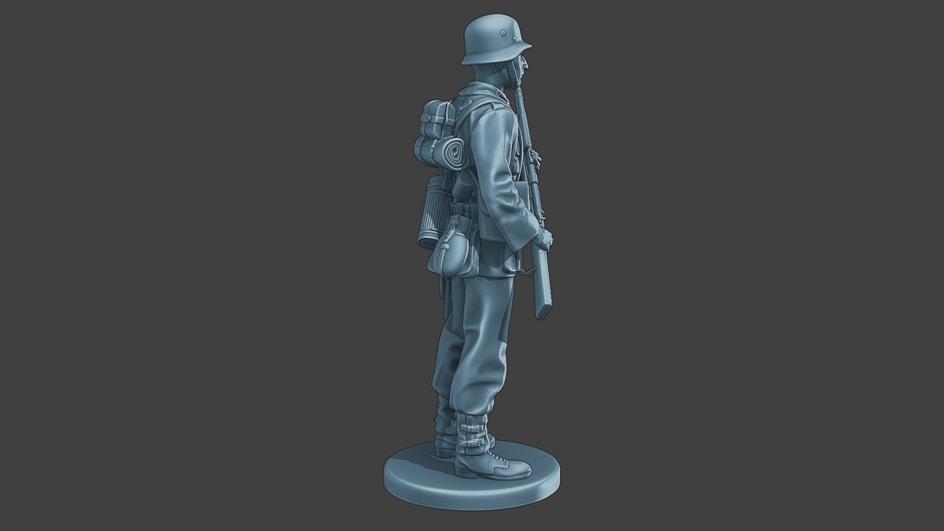 3D German Soldier Ww2 Standguard Model - TurboSquid 1459448
