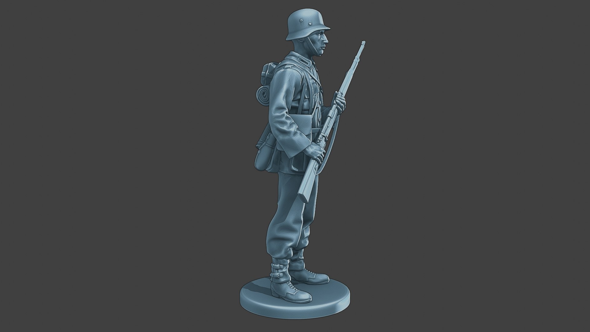 3D German Soldier Ww2 Standguard Model - TurboSquid 1459448