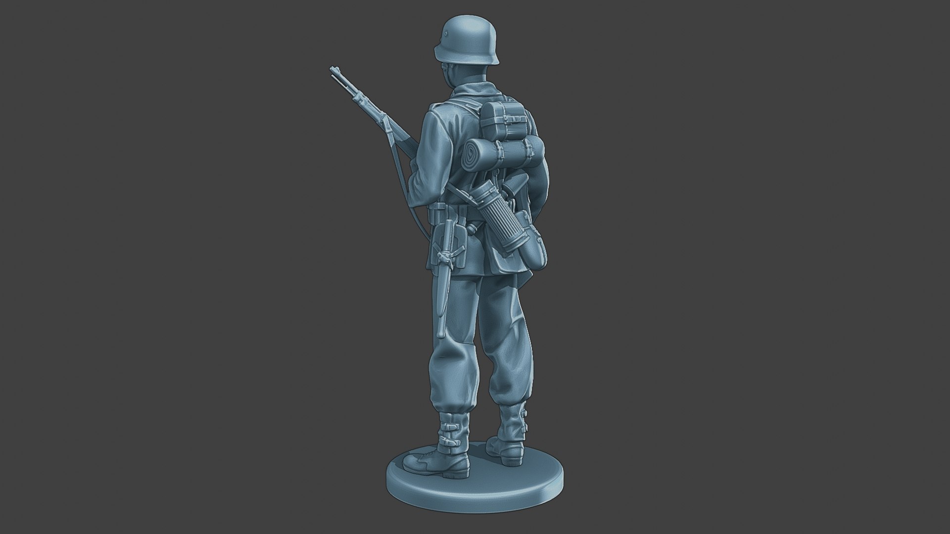 3D German Soldier Ww2 Standguard Model - TurboSquid 1459448