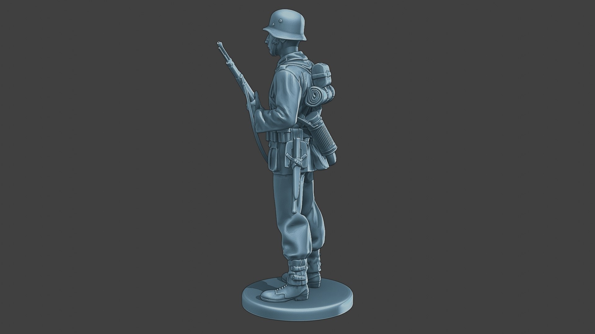 3D German Soldier Ww2 Standguard Model - TurboSquid 1459448