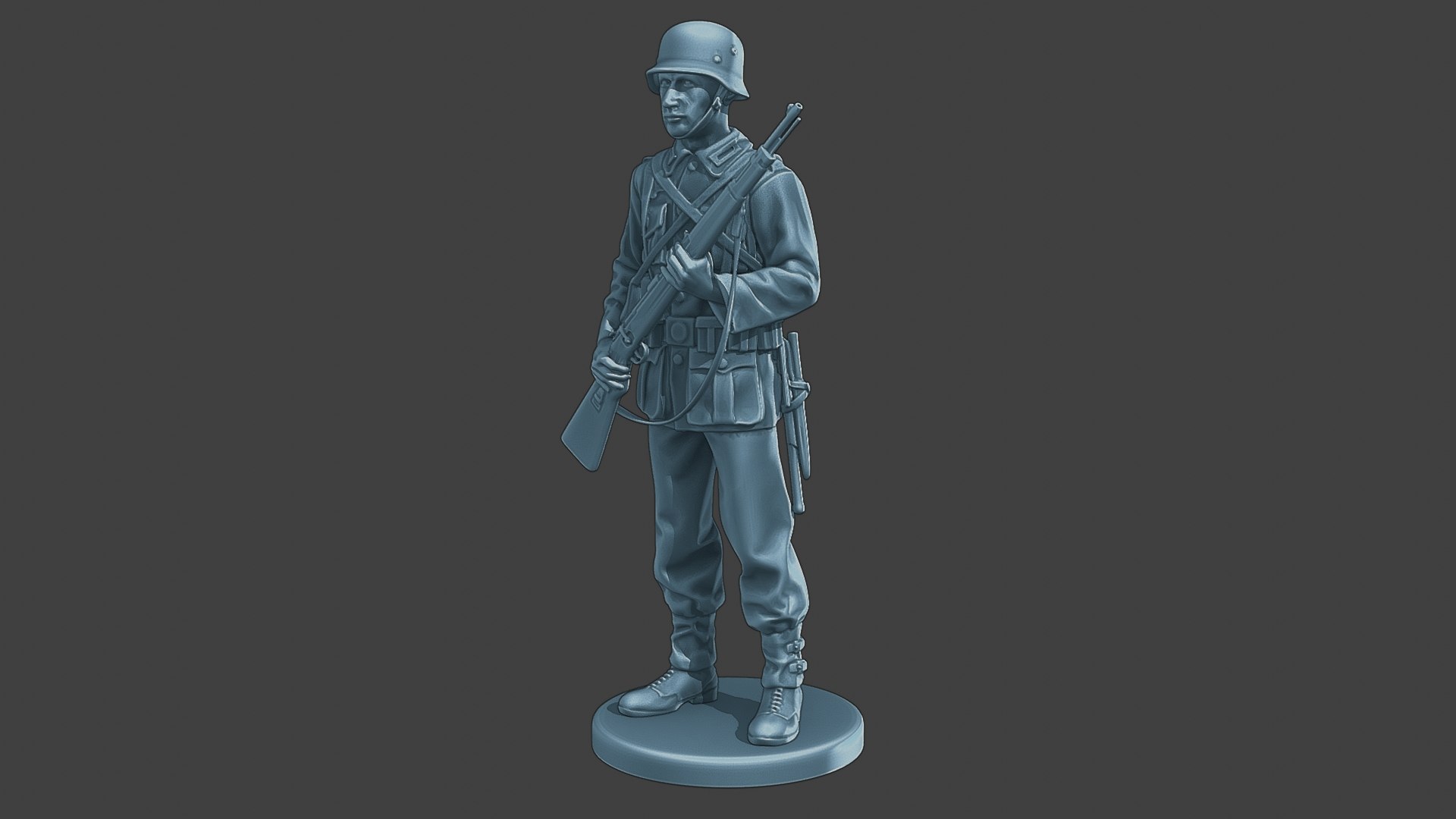 3D German Soldier Ww2 Standguard Model - TurboSquid 1459448