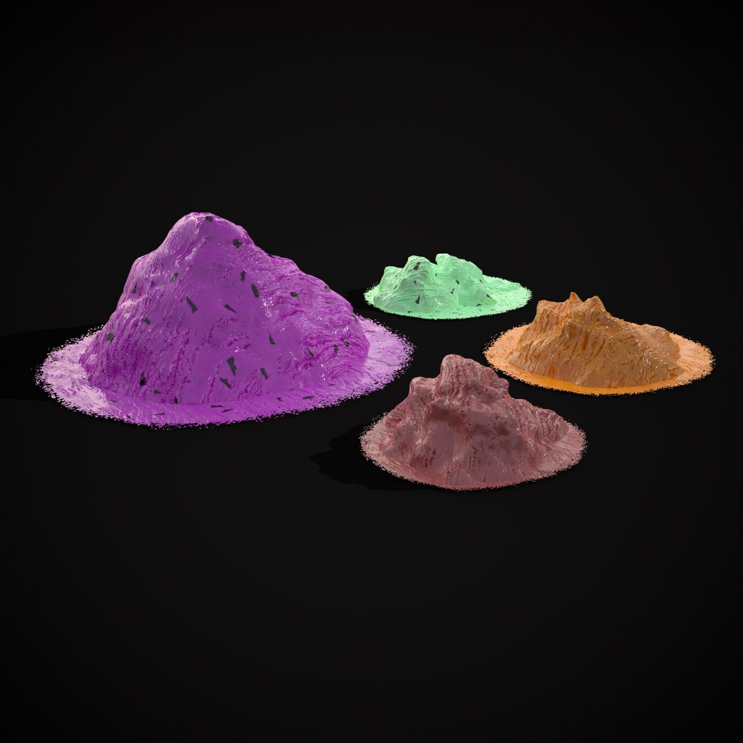 Ice Cream Piles 3D model - TurboSquid 2035024
