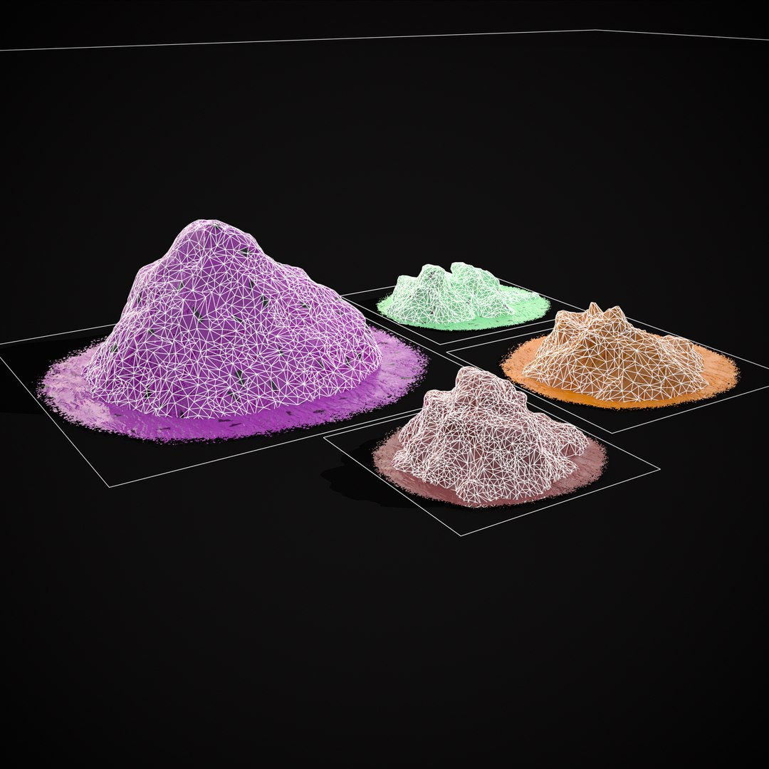 Ice Cream Piles 3D model - TurboSquid 2035024