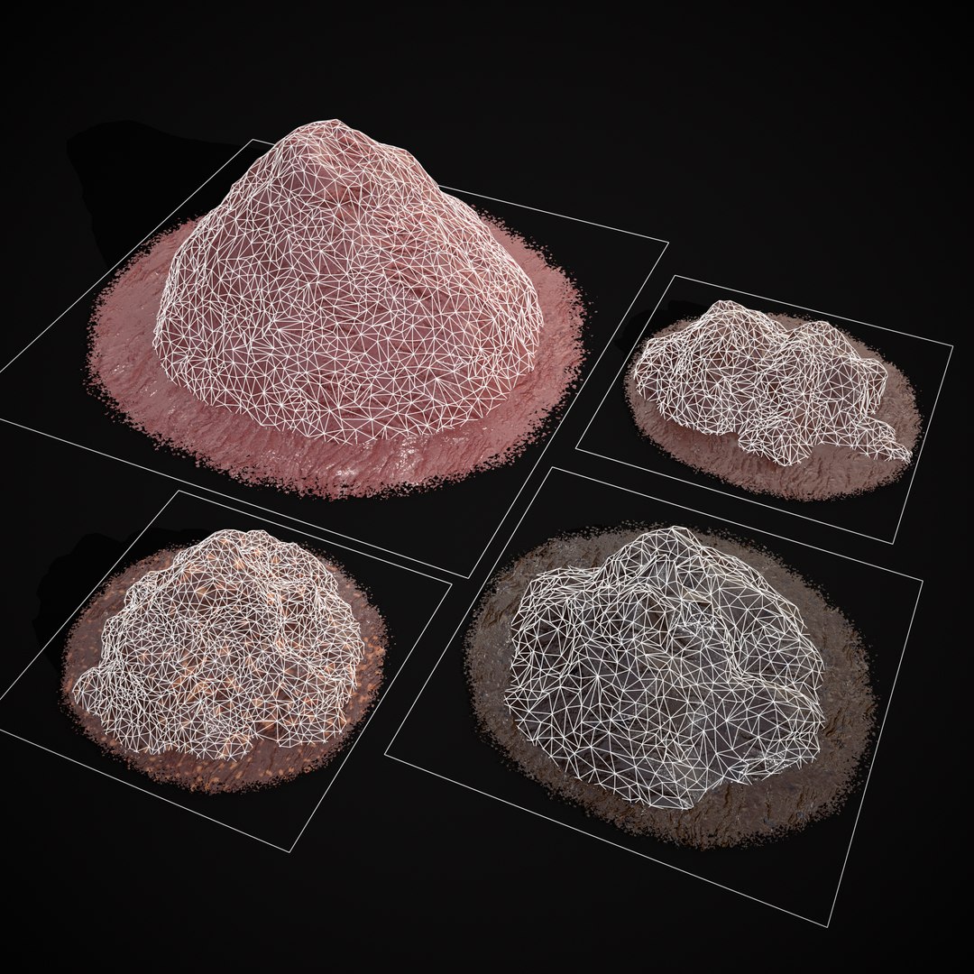 Ice Cream Piles 3D model - TurboSquid 2035024