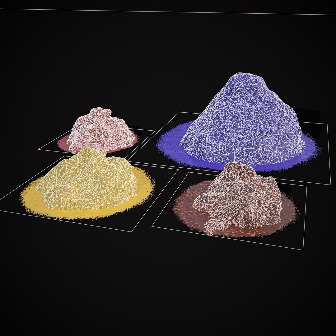 Ice Cream Piles 3D model - TurboSquid 2035024