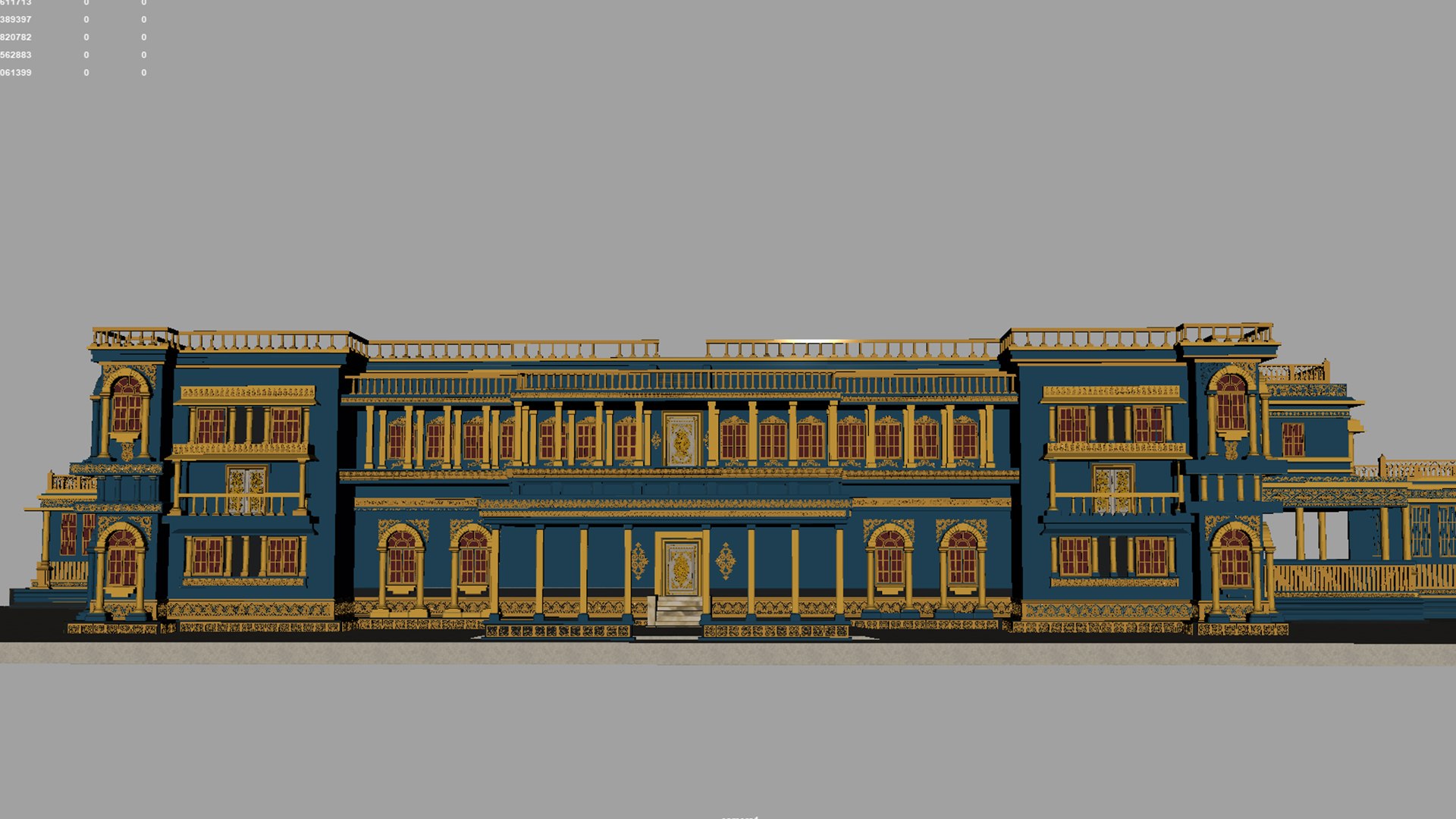 Indian Palace Exterior 3D - TurboSquid 2390710