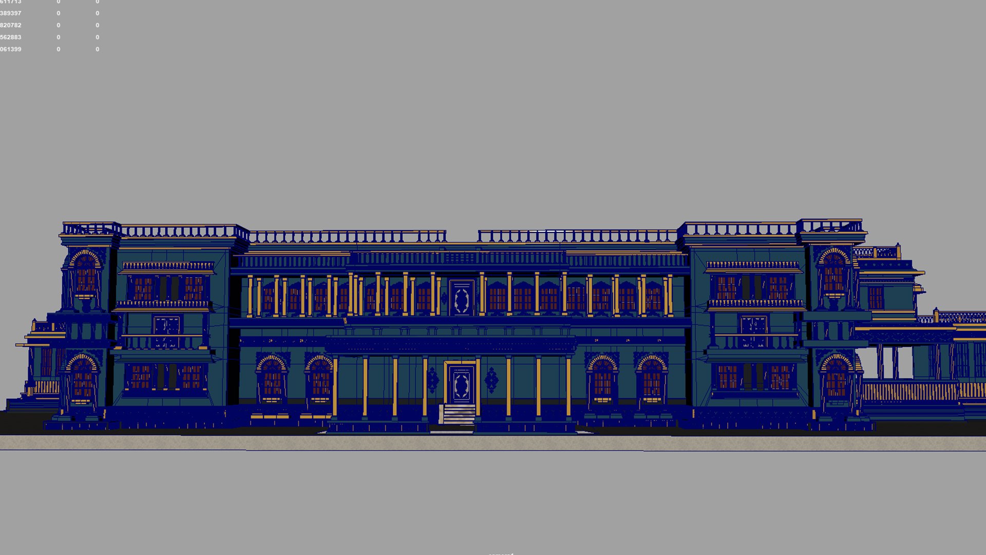 Indian Palace Exterior 3D - TurboSquid 2390710