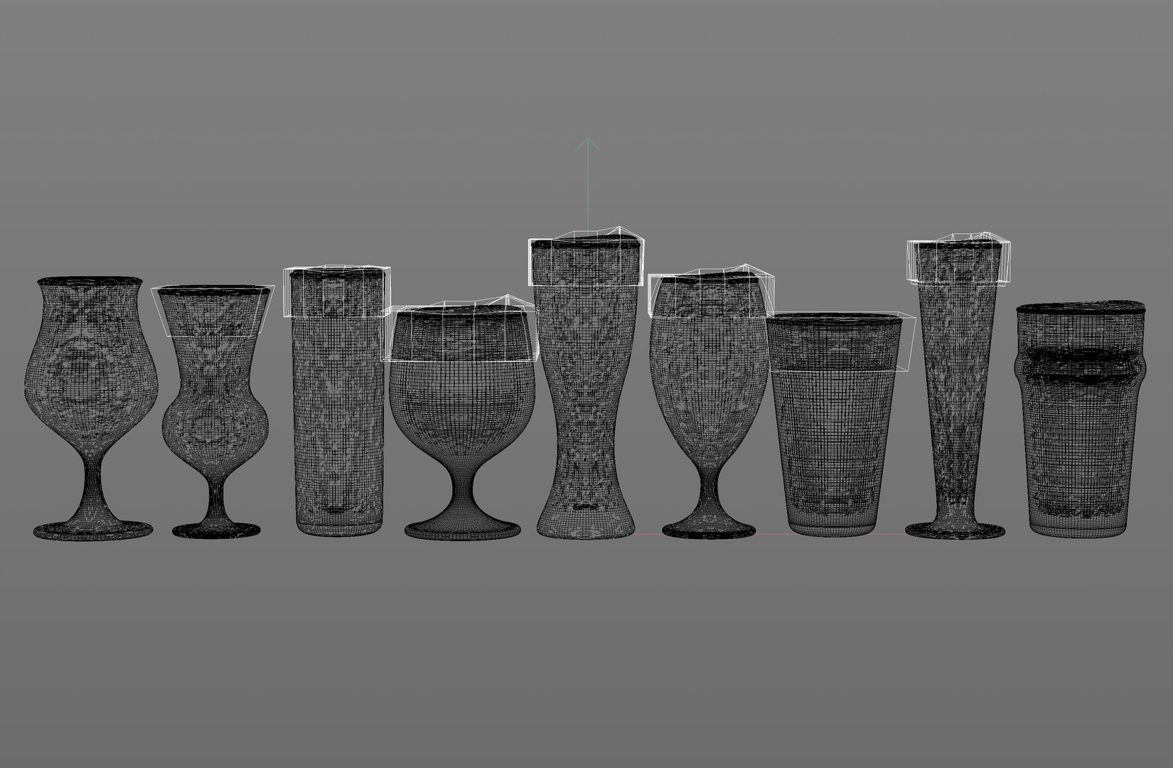 Shaped Pint Beer Model - TurboSquid 1606039