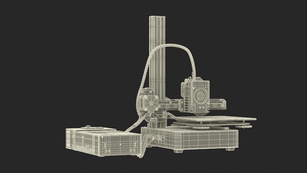 Mini-3D-Drucker mit Netzteil, animiert für Maya 3D-Modell - TurboSquid ...