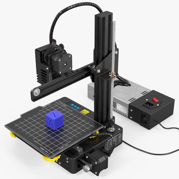 Mini-3D-Drucker mit Netzteil, animiert für Maya 3D-Modell - TurboSquid ...