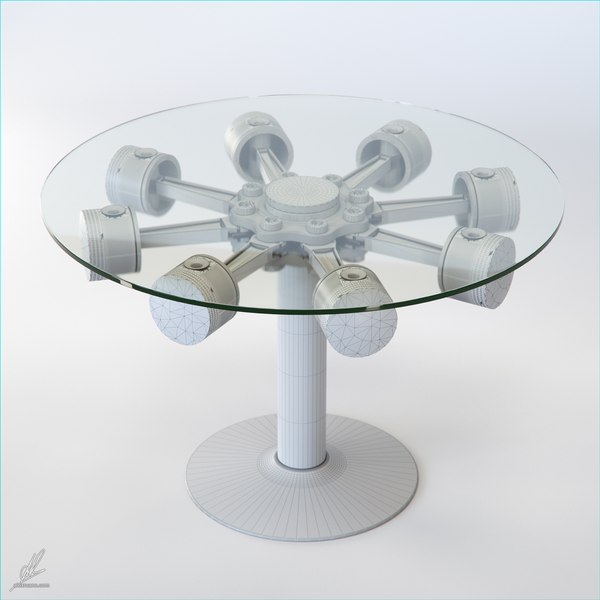 3D coffee table pistons - TurboSquid 1207473