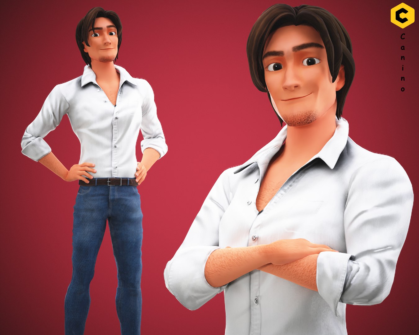 3D Stylized Cartoon Boy Character Rigged - TurboSquid 1994680