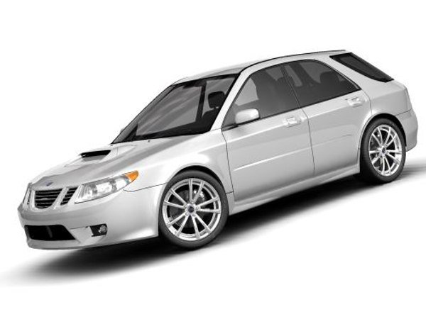 3d model saab 92x