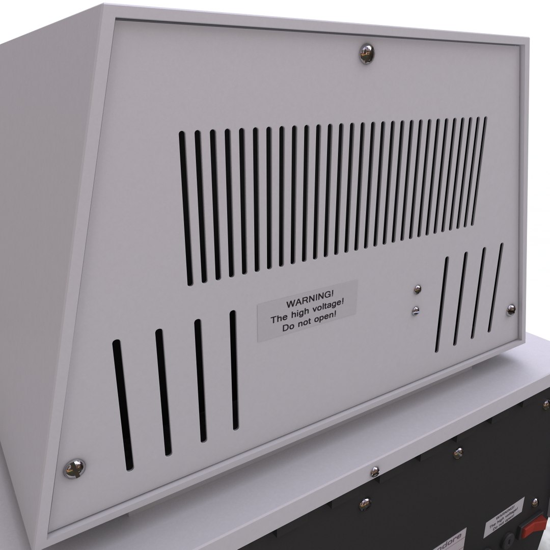 retro computer pet 2001 3d max