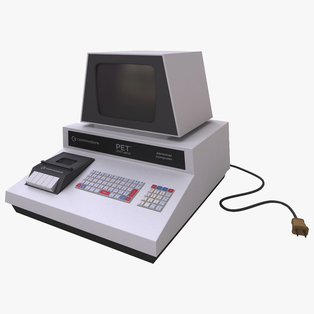 Retro Computer Pet 2001 3d Max