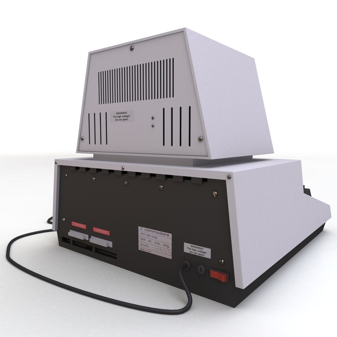 Retro Computer Pet 2001 3d Max