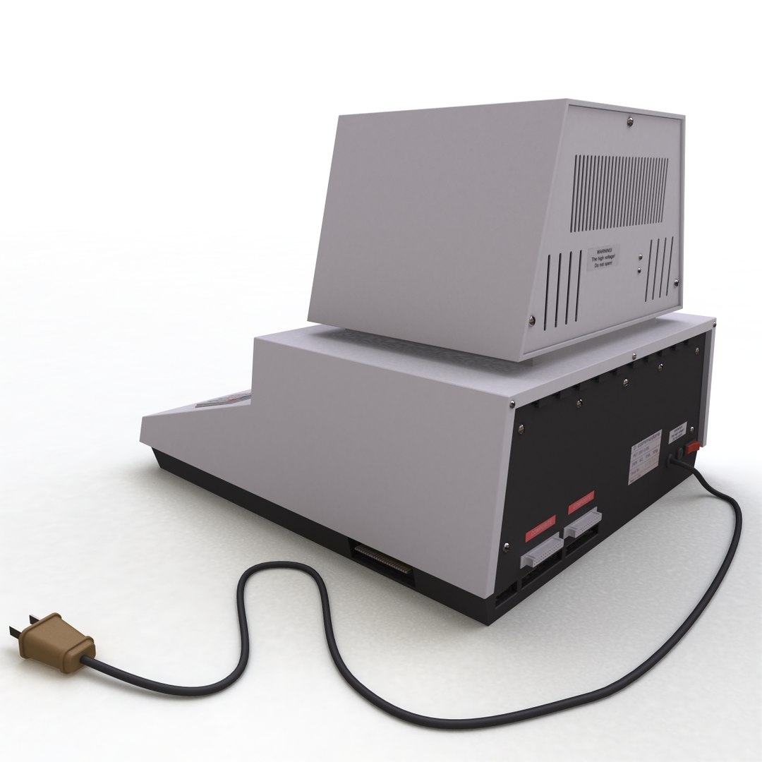 Retro Computer Pet 2001 3d Max