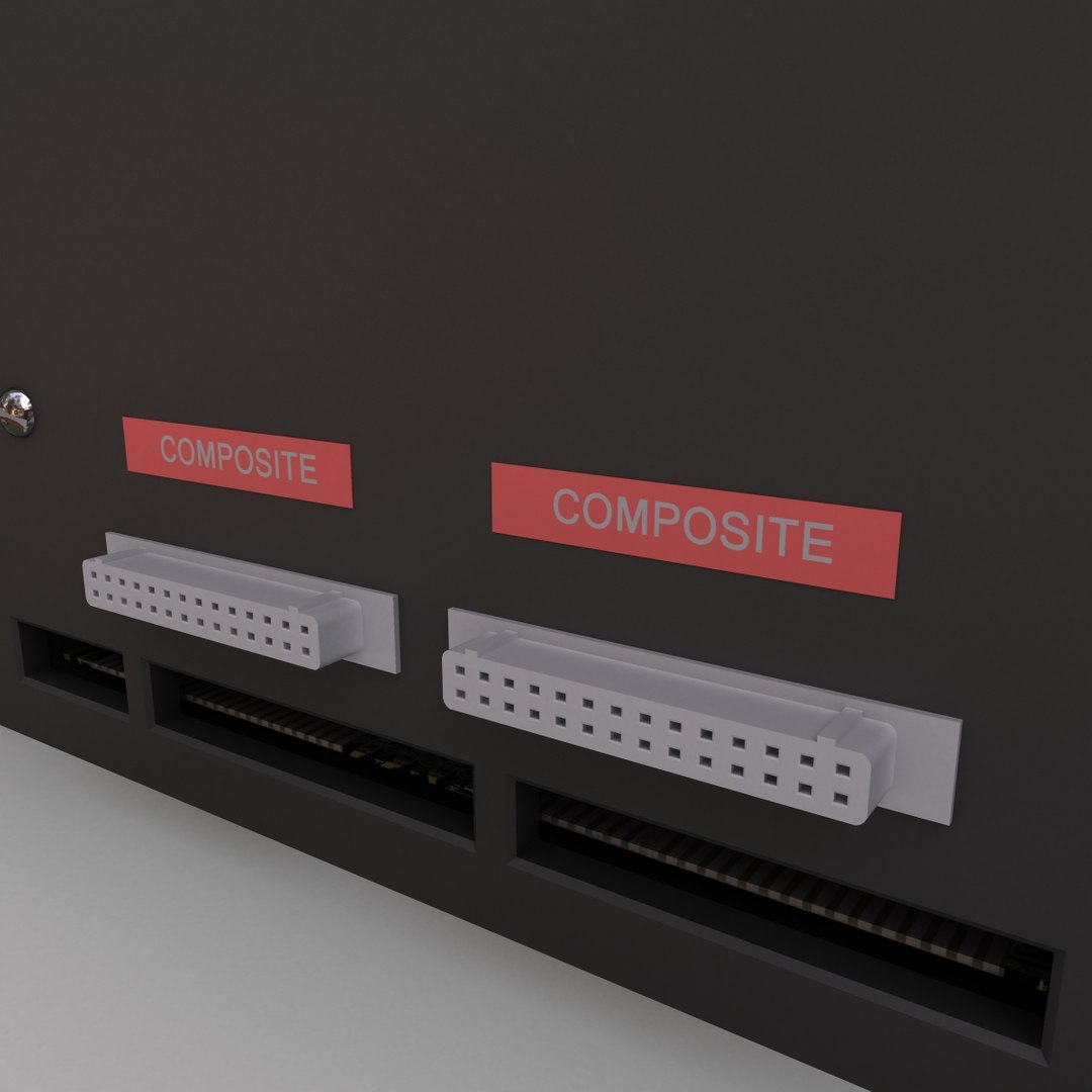 retro computer pet 2001 3d max