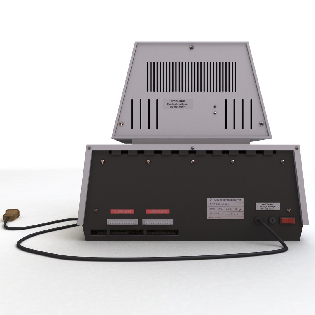Retro Computer Pet 2001 3d Max