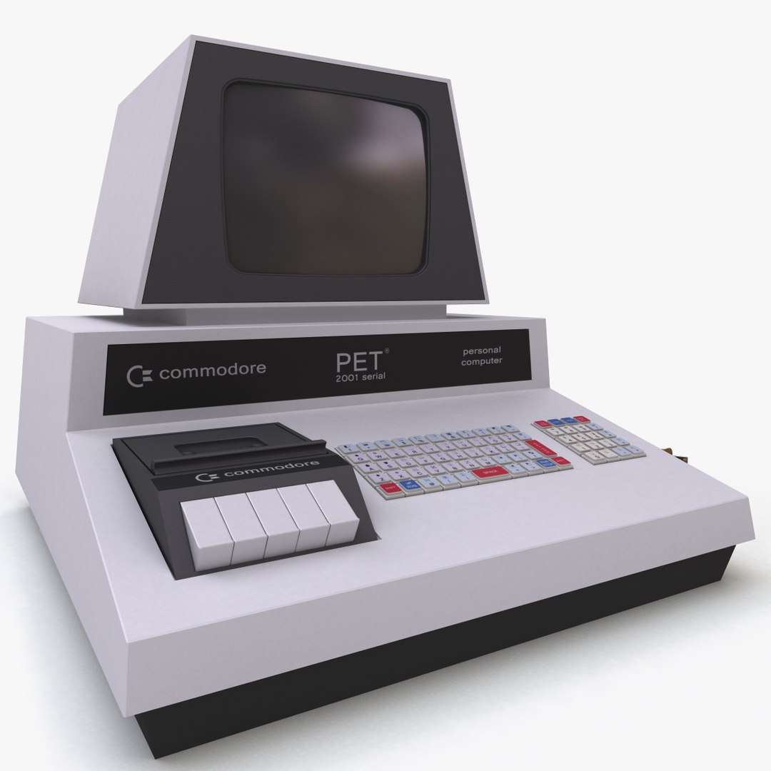 Retro Computer Pet 2001 3d Max