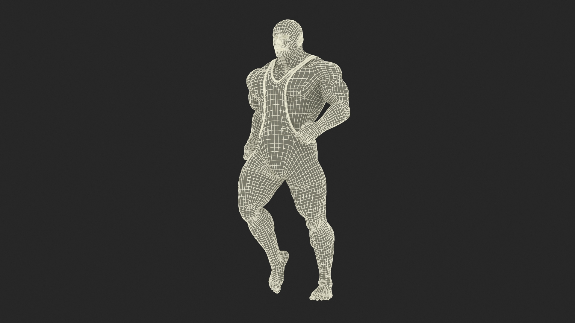 Athletic Male Running Pose In Asics Blue Singlet 3D Model - TurboSquid ...