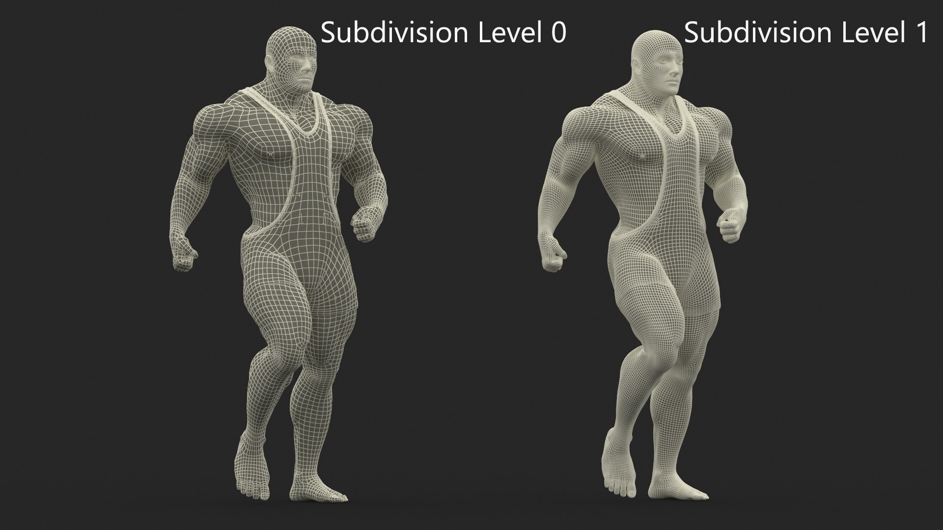 Athletic Male Running Pose In Asics Blue Singlet 3D Model - TurboSquid ...