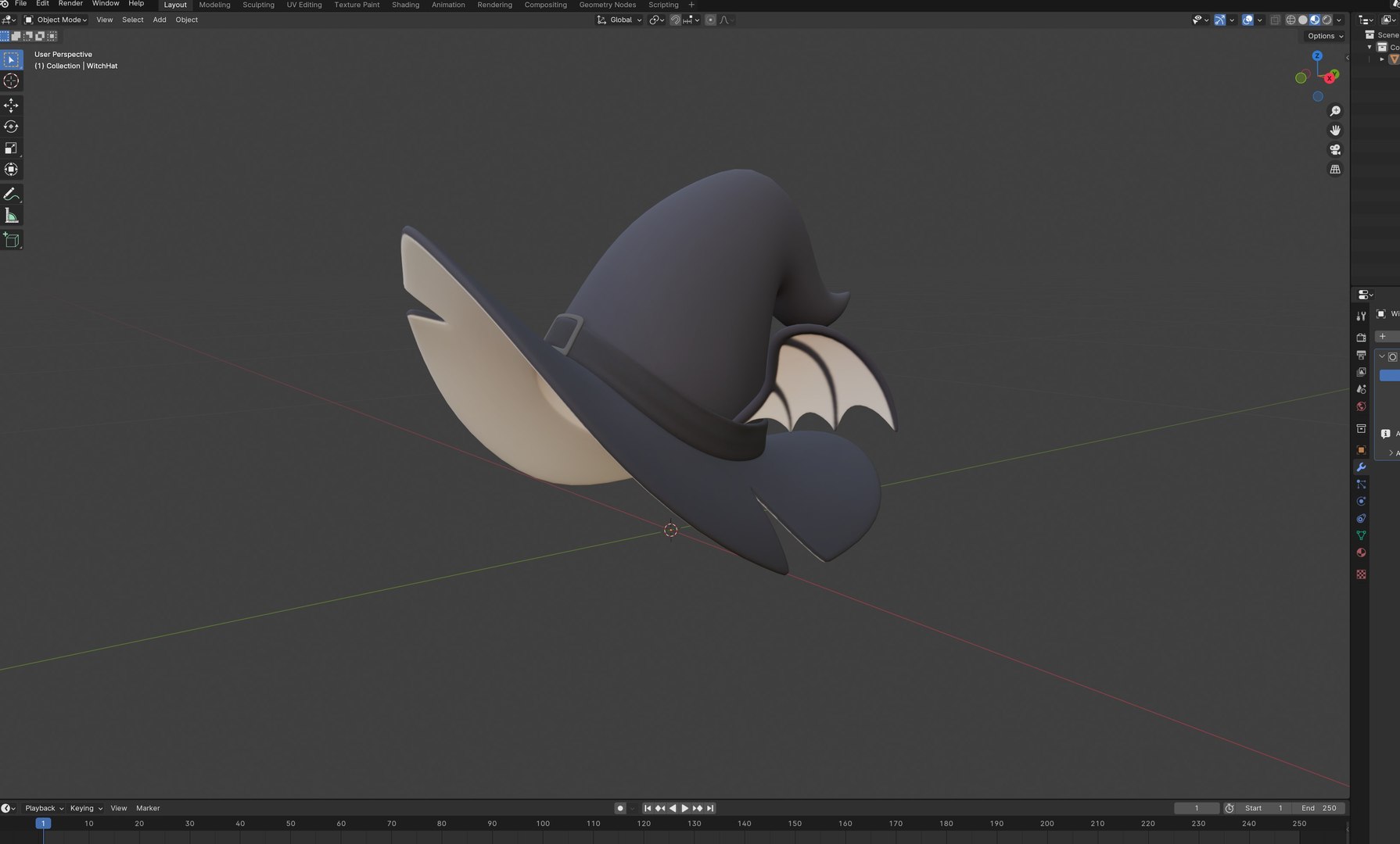 Hat031 Witch Hat 3D model - TurboSquid 2160304