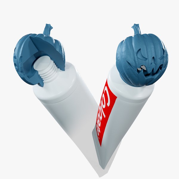 Halloween Pumpkin Head - Toothpaste Cup 04 3D print STL model 3D ...