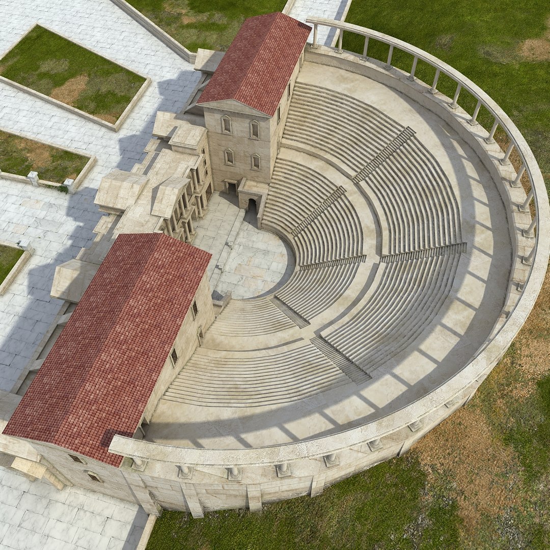 Ancient Greek Architecture Roman Building 3D Model - TurboSquid 1282755