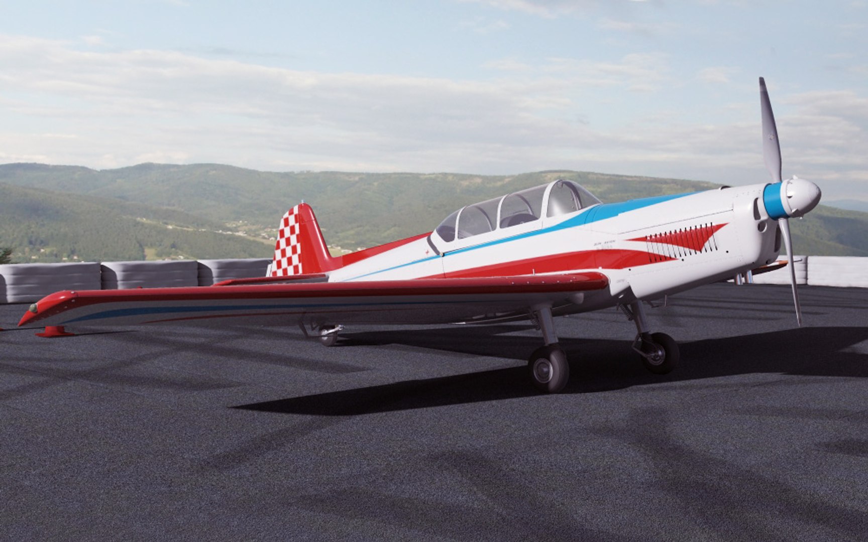 3ds Zlin Z526f Light