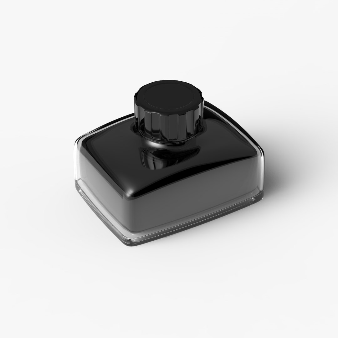 Indian ink 3D model - TurboSquid 1171402