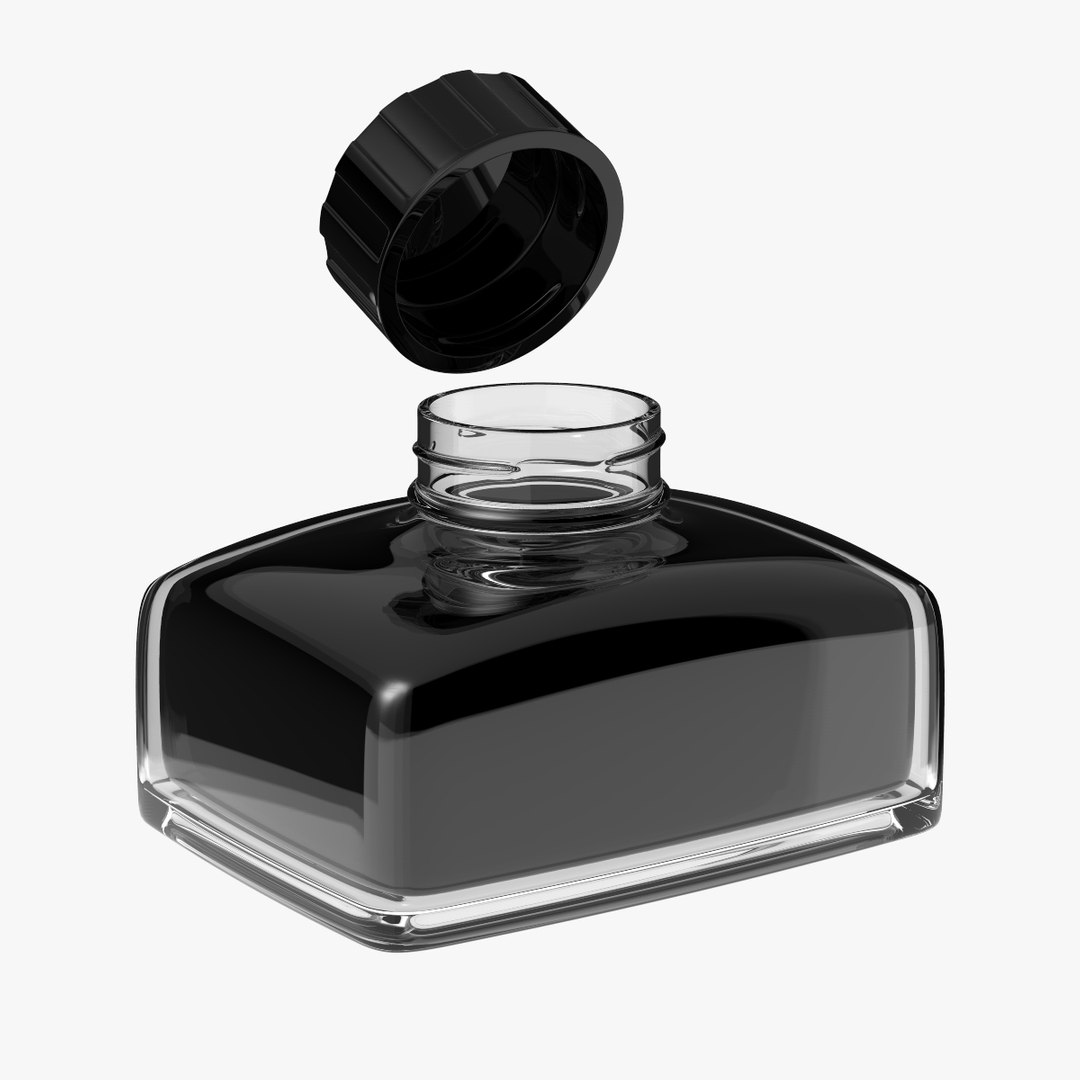 Indian ink 3D model - TurboSquid 1171402