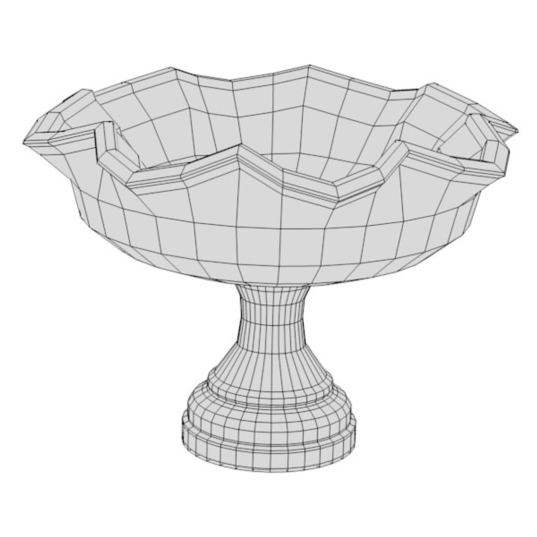 antique bowls 3d model