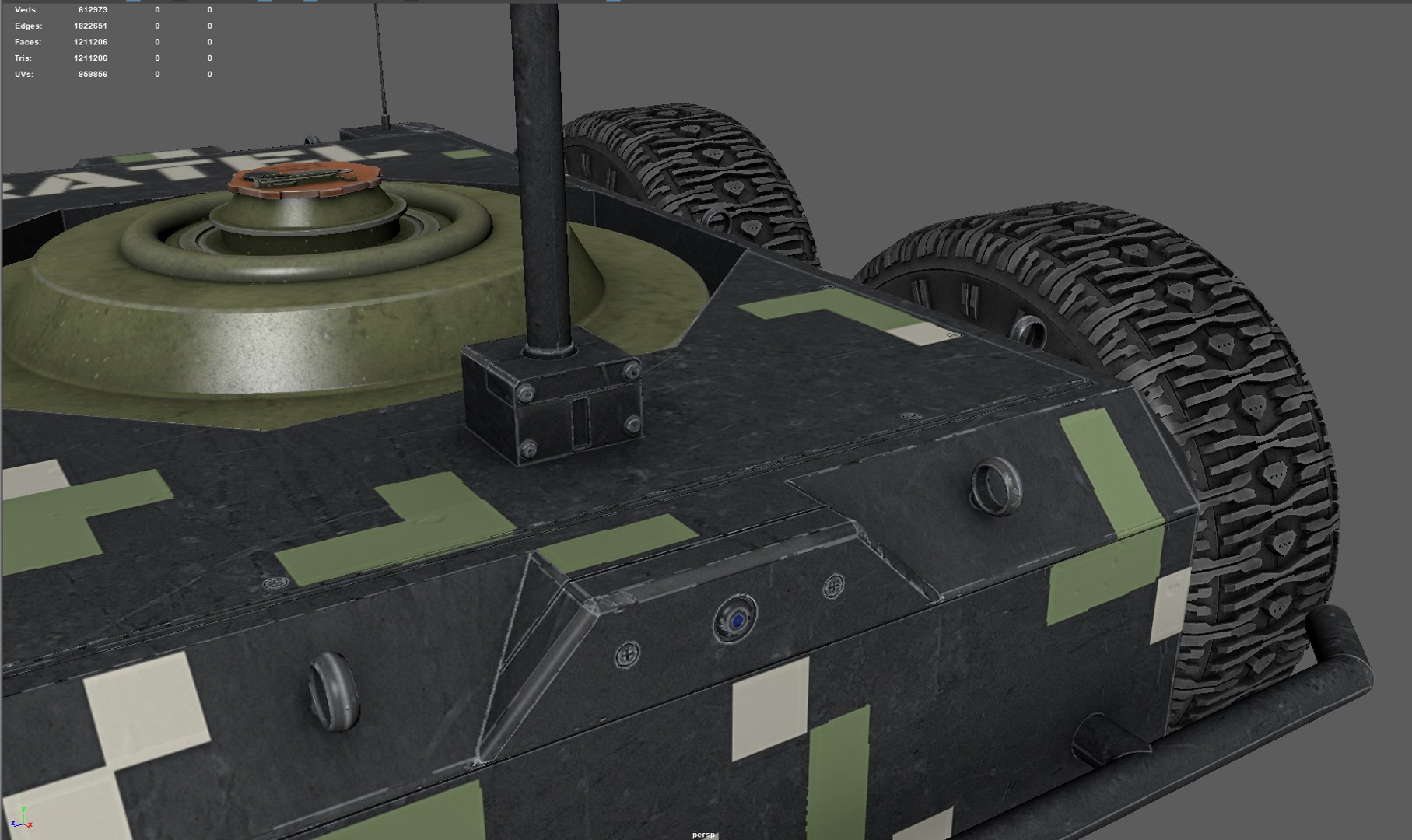 Ratel S Unmanned Ground Vehicle Ultra Realistic 3D Model - TurboSquid ...