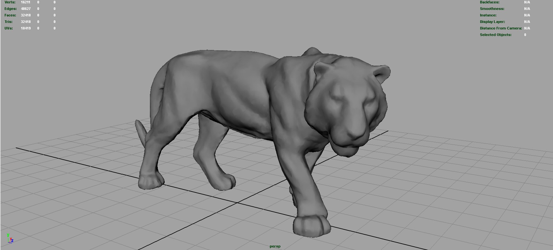 3d Tiger Stl Model