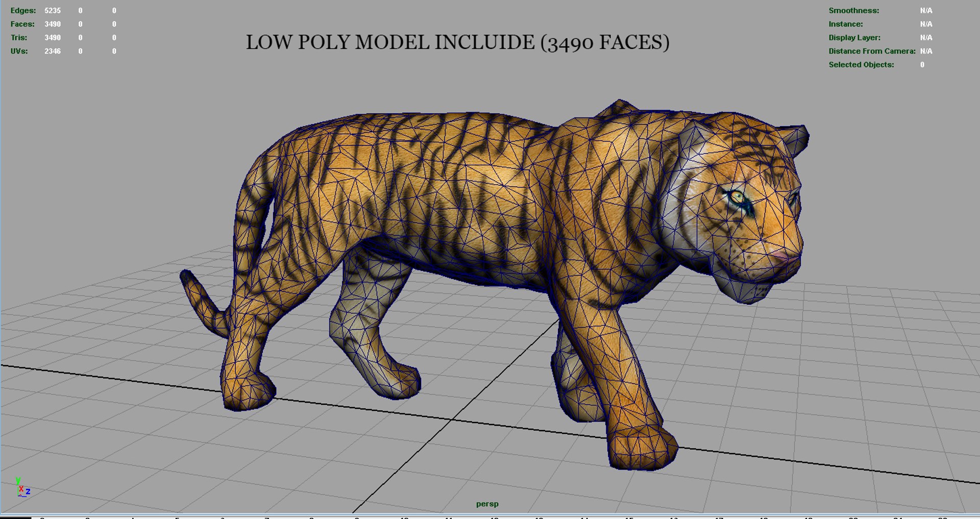 3d Tiger Stl Model