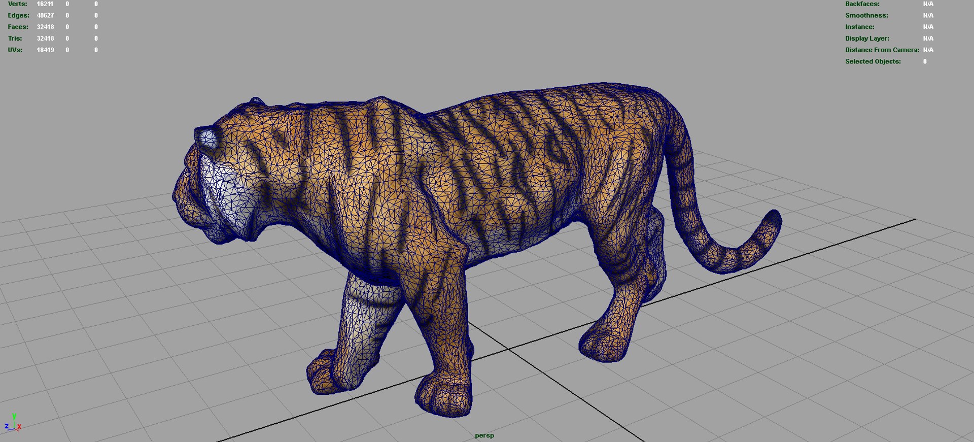 3d Tiger Stl Model