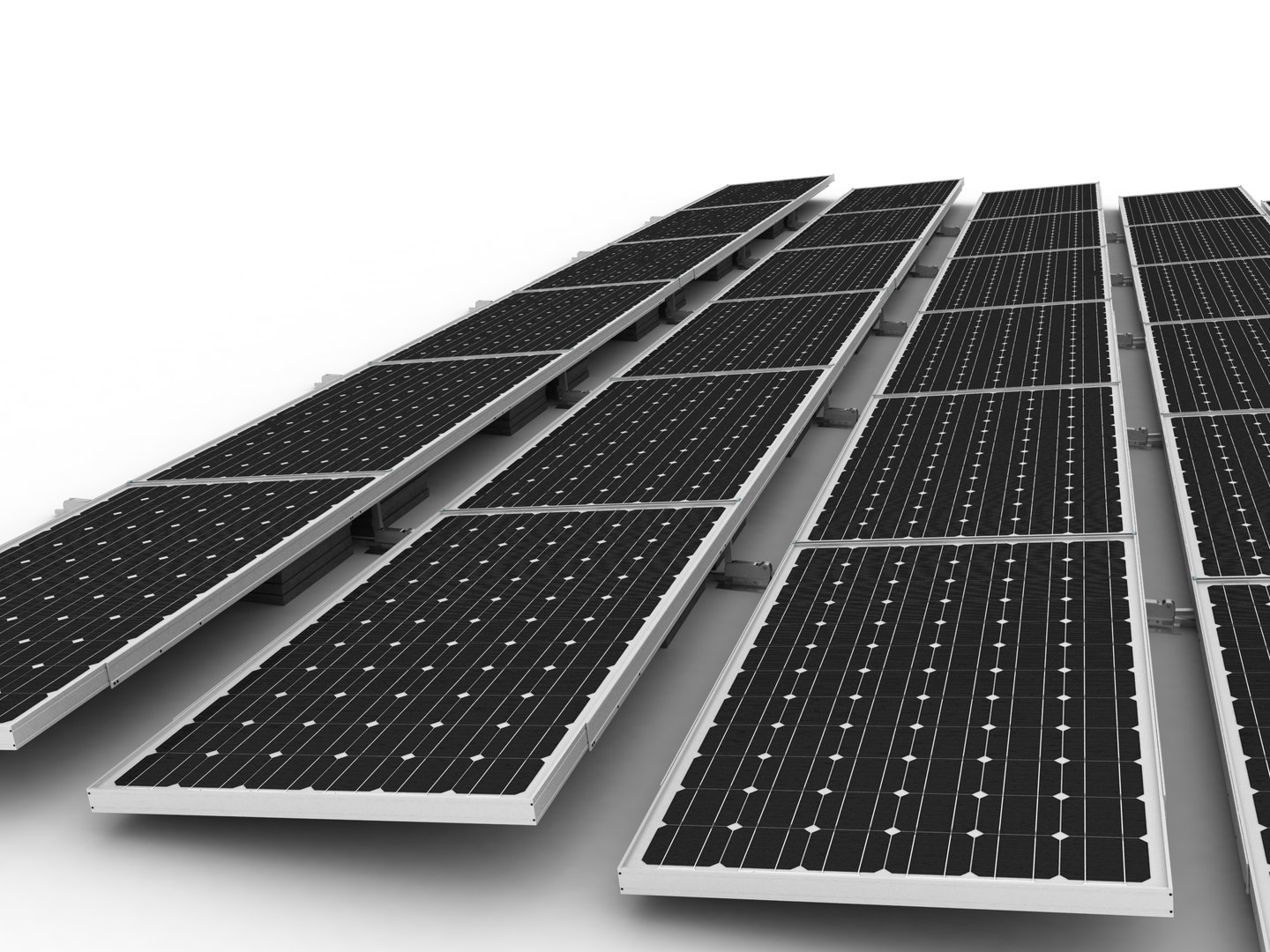 3d Model Of Solar Cell