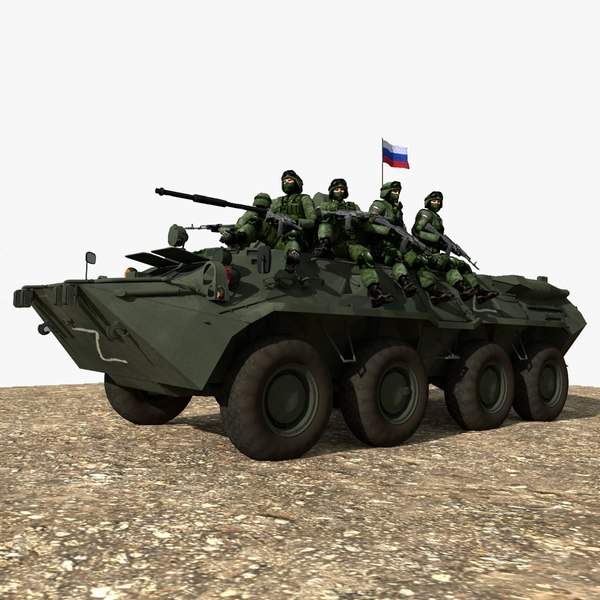 3D Russian BTR model - TurboSquid 1869824
